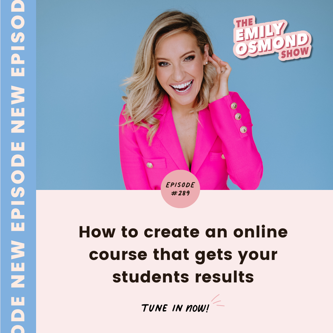 How to create an online course that gets your students results | Emily ...