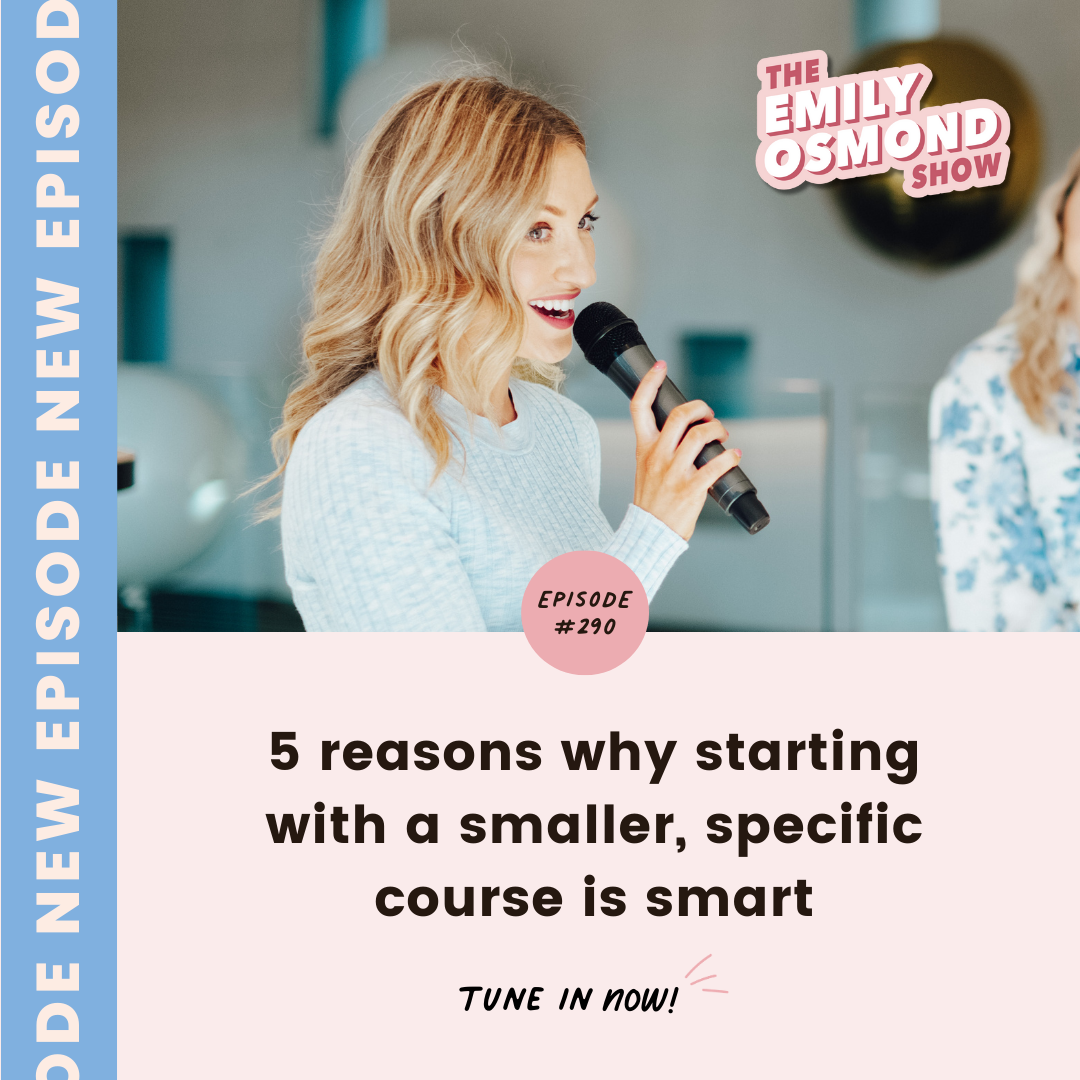 5 reasons why starting with a smaller, specific course is smart | Emily ...